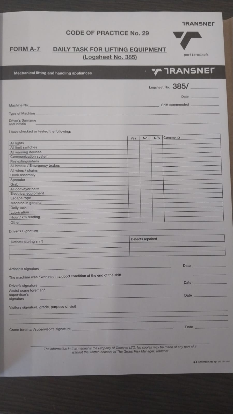 TenderDetails - TRANSNET E-TENDERS